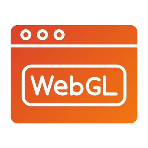 Premium Vector Webgl Icon Style