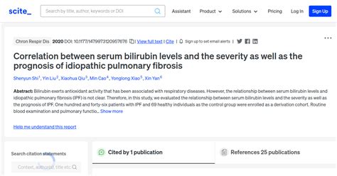 Correlation Between Serum Bilirubin Levels And The Severity As Well As The Prognosis Of