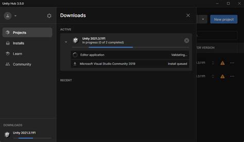 can someone please tell me why my unity editor won t download news