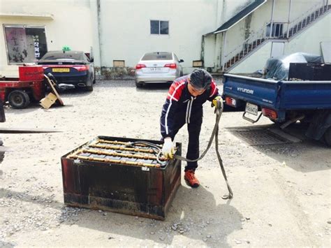 전동지게차 밧데리 재생 전문업체 마루mcs 경북 성주and왜관 출장 네이버 블로그