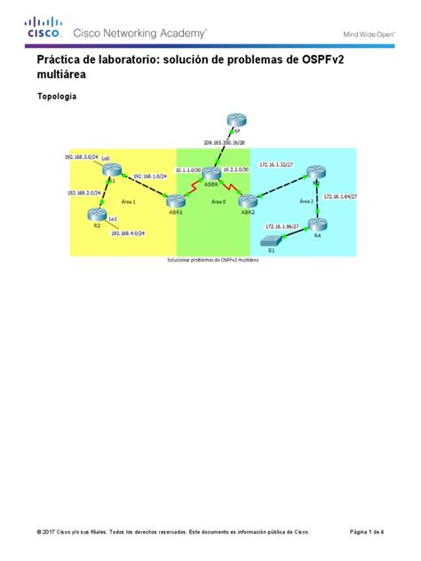 10 2 4 3 packet tracer troubleshoot multiarea ospfv2 pdf