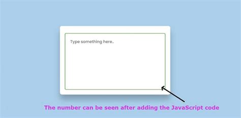 Javascript Limit Characters In Textbox With HTML CSS DEV Community
