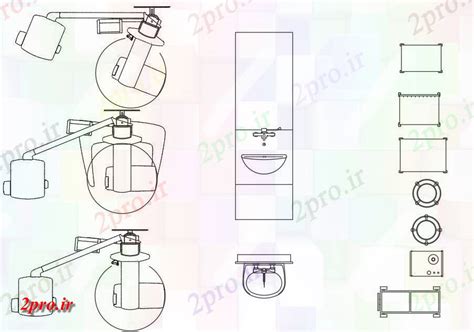 دانلود نقشه بیمارستان درمانگاه کلینیک تخت هیدرولیک عملیات با Ot نور
