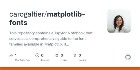 Github Carogaltiermatplotlib Fonts This Repository Contains A Jupyter Notebook That Serves