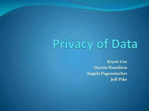 PPT Privacy Of Data PowerPoint Presentation Free Download ID 1656305