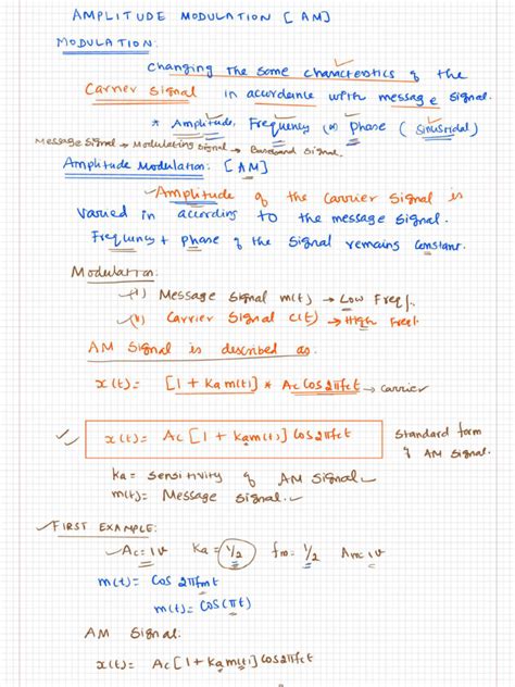 3 Amplitude Modulation Signal Representation In Time Domain 09 01 2024 Pdf