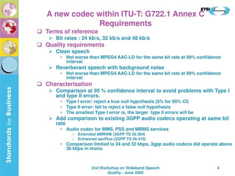 Ppt A New Codec Within Itu T New Bandwidth Powerpoint Presentation Free Download Id4350098