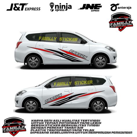 Jual Sticker Mobil Datsun Go Stiker Mobil Datsun Go Stiker List Mobil