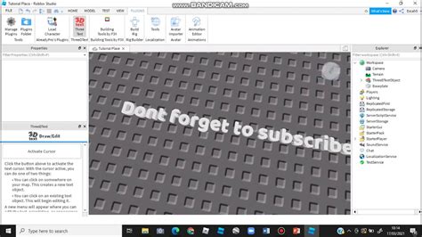 Roblox Studio Tutorial How To Make D Text YouTube