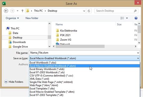 Menyiapkan Excel Untuk Kumpulan Macro Kursus Excel Online And Offline