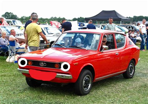1974 Datsun 100a With Eyes By Alliesartcorner On Deviantart