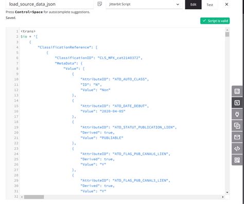 split a file into individual records using scope chunk in jitterbit