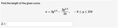 solved find the length of the given curve