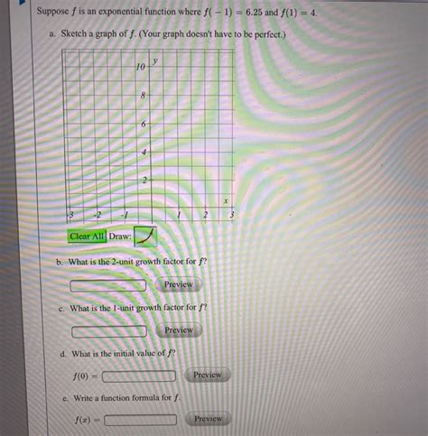 Solved Suppose F Is An Exponential Function Where F Chegg
