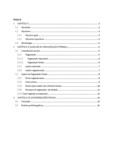 Analise Da Organizacao Formal Pdf Sociologia Sociedade