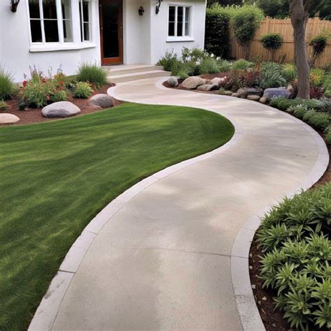 20 Concrete Walkway Ideas To Spark Inspiration