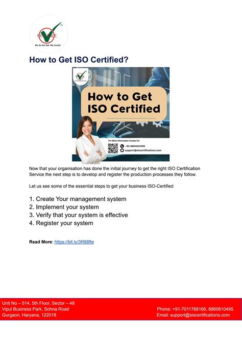 How To Get ISO Certified By SIS Certifications Issuu