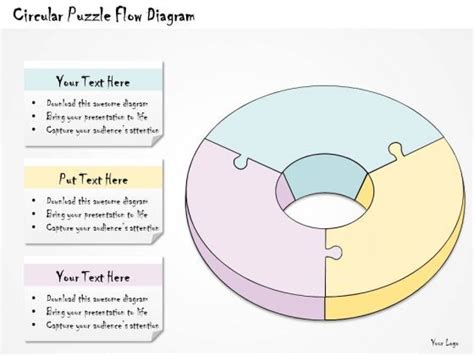 Ppt Slide Circular Puzzle Flow Diagram Business Diagrams