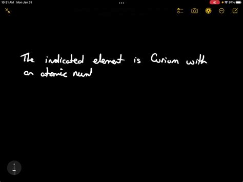 solved the letter a represents an unknown element use the periodic