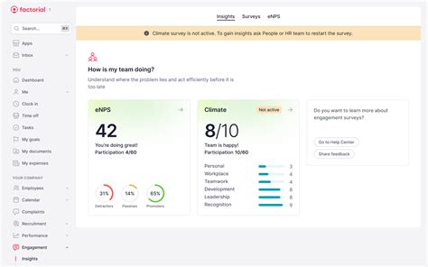 Factorial — About The Engagement Insight Dashboard