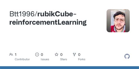 Github Btt1996rubikcube Reinforcementlearning