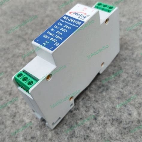 Jual Taidacent Din Rail 5V 12V 24V 4 20Ma RS422 RS485 Surge Protector Signal Surge Arrester