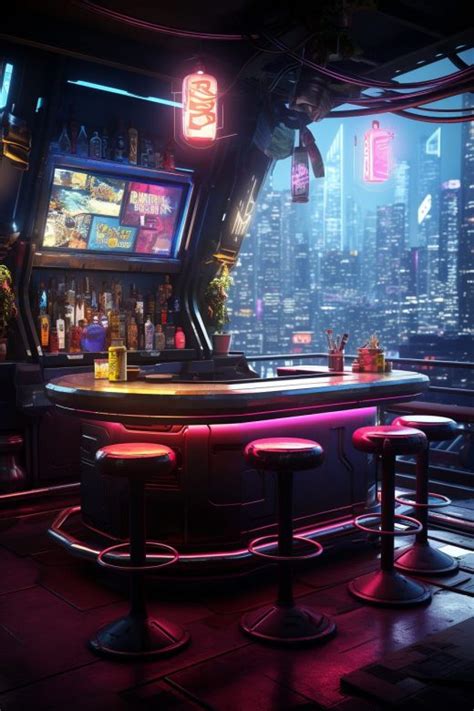 The Cyberpunk City Bars