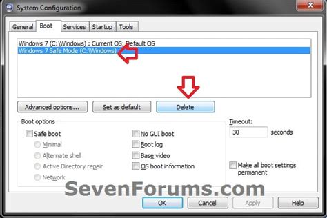 Safe Mode Add To Windows Boot Manager Screen In Windows 7 Tutorials