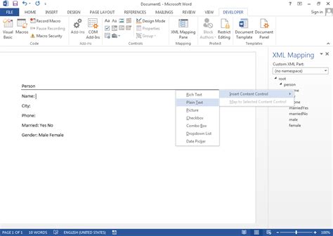 A Java Based Application Used To Fill Word Docx Files Programmer Experience