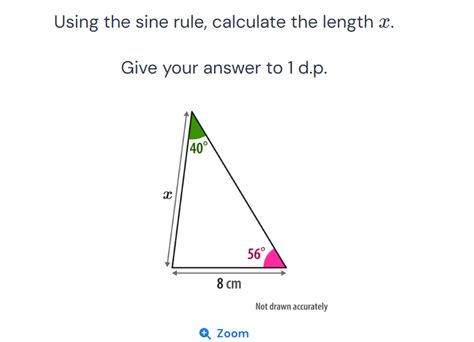 Using The Sine Rule Calculate The Length StudyX