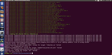 Building Problem Issue ARM Software Armnn GitHub