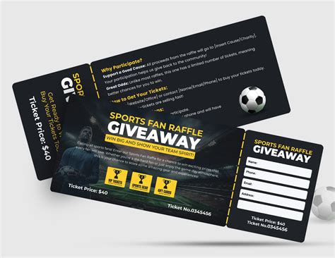Giveaway Raffle Ticket Template Wordlayouts