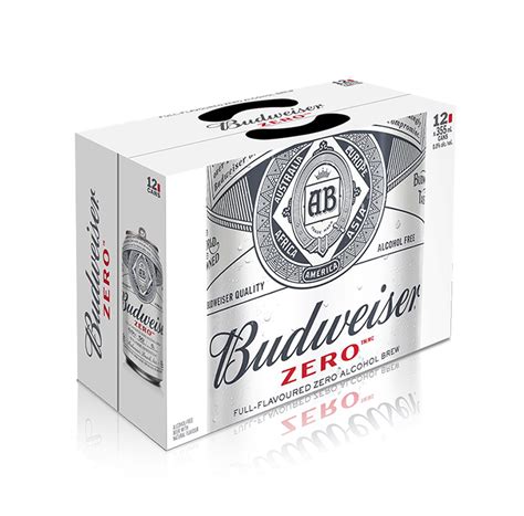 Budweiser Zero 12 X Can 355 Ml The Beer Man