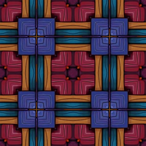 Premium Ai Image Seamless Tileable Background Pattern With Symmetrical Ornamental Pattern