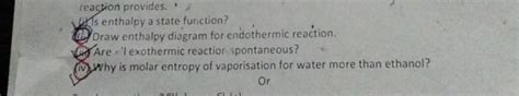 Reaction Providesif Is Enthalpy A State Furictiondraw Enthalpy Diagra