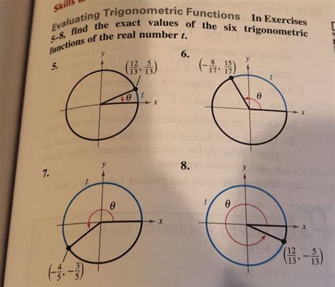 Solved Evaluating Trigonometric Functions In Exercises Chegg