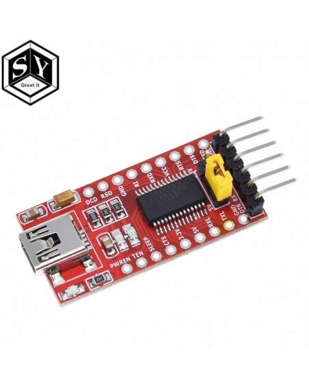 Ft232rl Piros Ft232rl Ft232 Ftdi 33v 55v Soros átalakító Adapter Modul Mini Port Arduino Pro