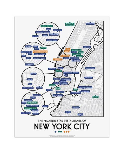 Map Of Michelin Star Restaurants Usa Printable Us Maps