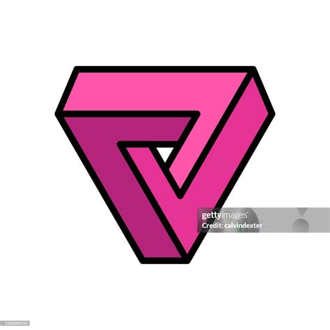 Penrose Triangle Design High Res Vector Graphic Getty Images