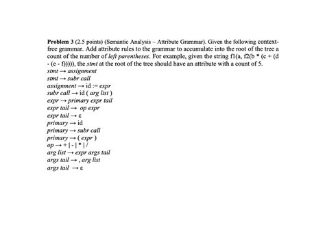e f t→ ﻿assignmentstmt → ﻿subr callassignment