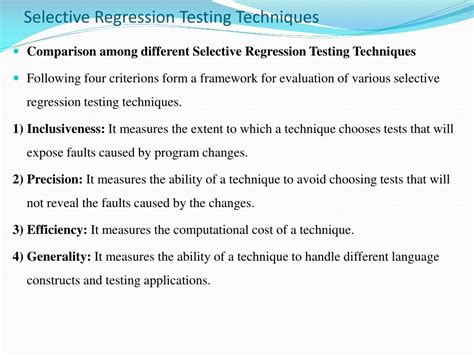 Ppt Regression Testing Types Importance And Best Practices