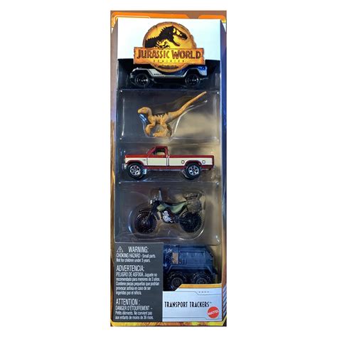 Matchbox Jurassic World Dominion Transport Trackers 5 Pack Shop