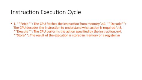 Understanding The Role Of The Cpu In Executingpptx