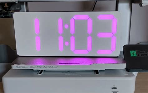 Wled Desktop Clock By Mori Makerworld