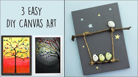 3 Easy Diy Canvas Art Home Decor Crafts Ace