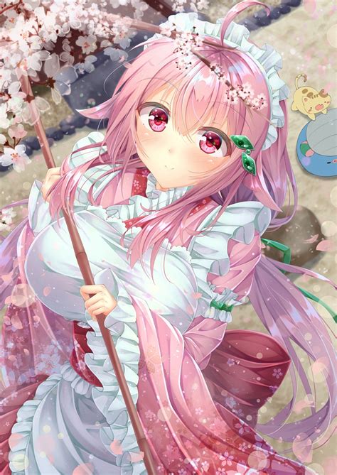 和風メイドさん イラスト制作依頼はタノムノ