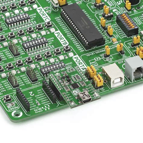 USB I C Click Board With MCP USB To UART I C Converter