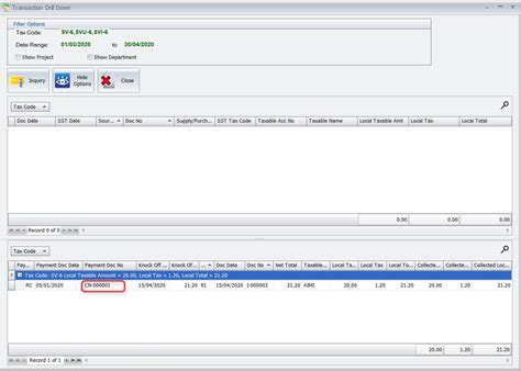 Troubleshooting Cn Dated Jan 2020 Appears In Sst Processor Period Mar Apr 2020 Autocount