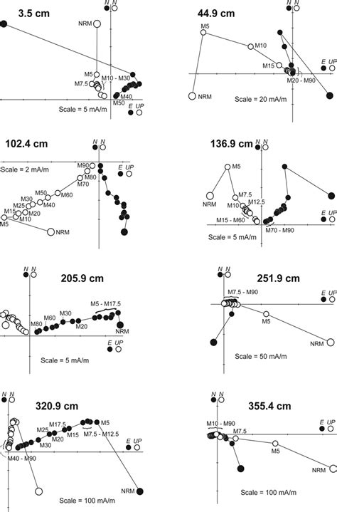 Progressive Alternating Field Af Demagnetization Behavior In Vector