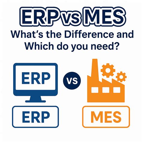 Erp Vs Mes Whats The Difference